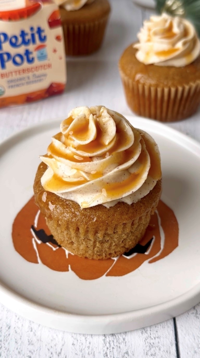 Butterscotch Spice Cupcakes - Sweet Monkey