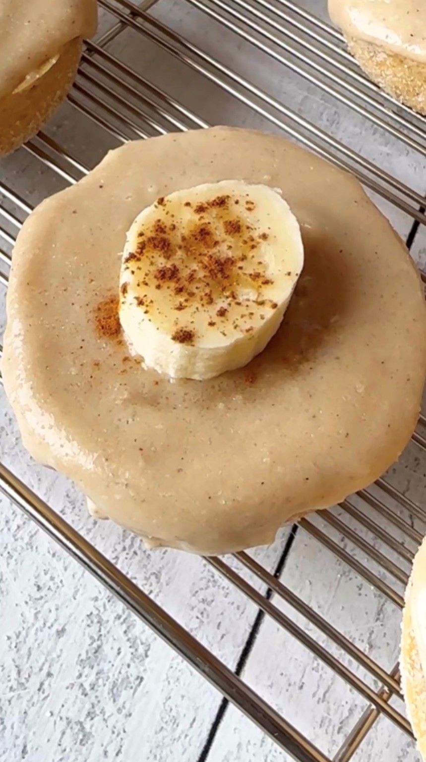 Brown Butter Glaze Banana Donut - Sweet Monkey